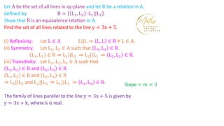 equivalence relation and equivalence class | PDF