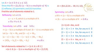 equivalence relation and equivalence class | PDF