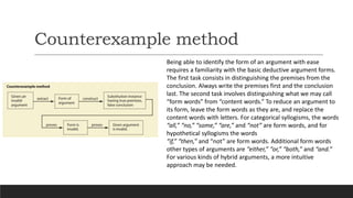 EQUIVALENCES and ARGUMENT FORMS and VALIDITY (Updated, 11-10-23) [GROUP ...