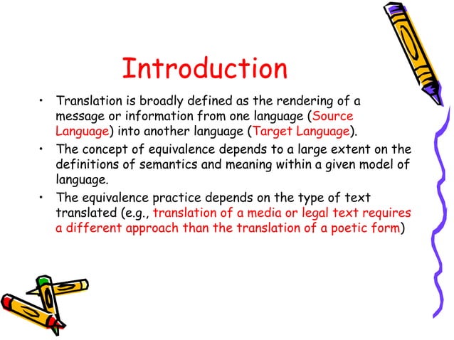 Equivalence Translation.pptx | Programming Languages | Computing