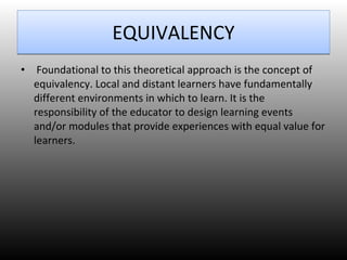 Equivalency Theory | PPT