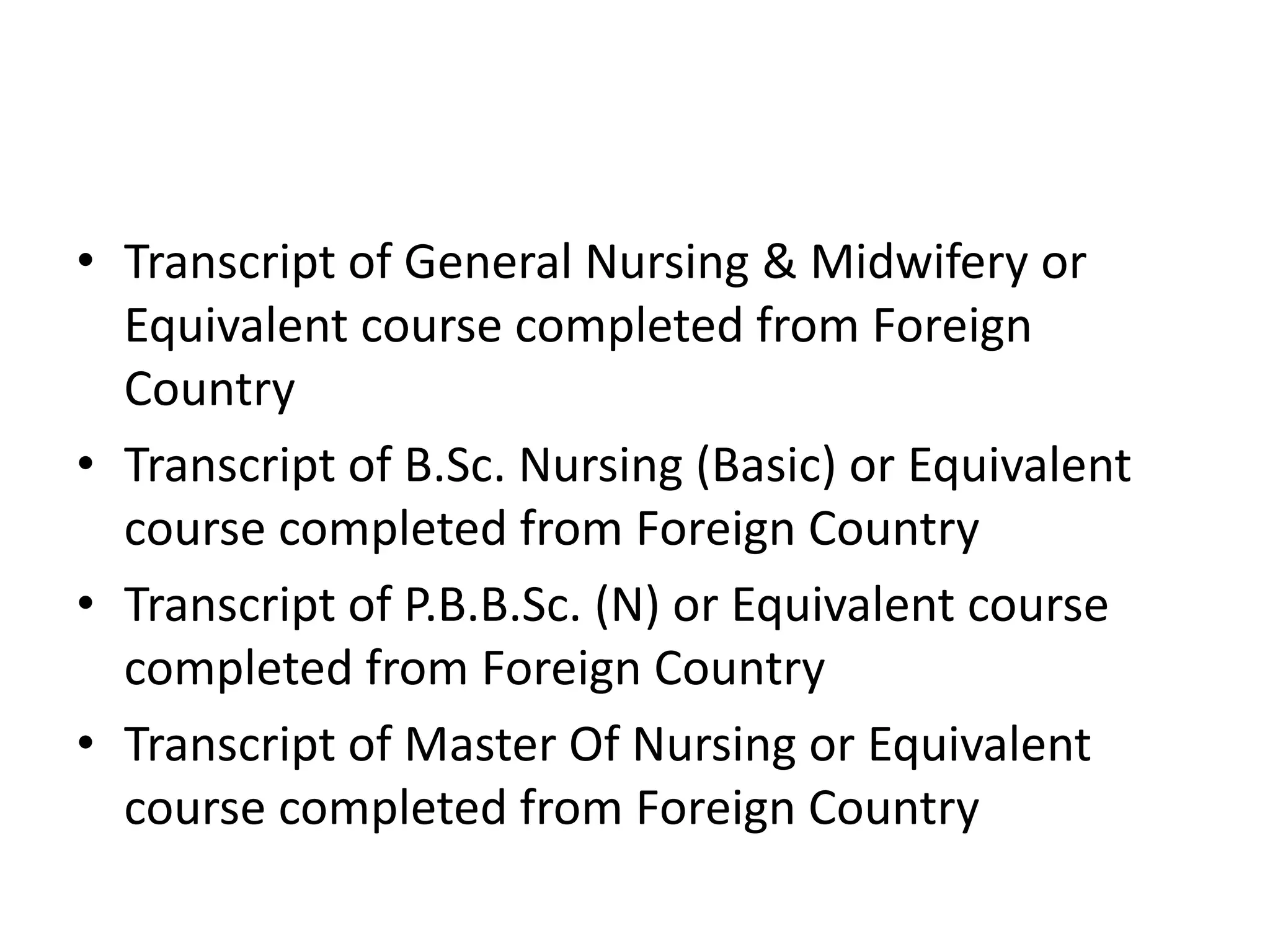 Equivalency of courses transcripts, credit system | PPTX