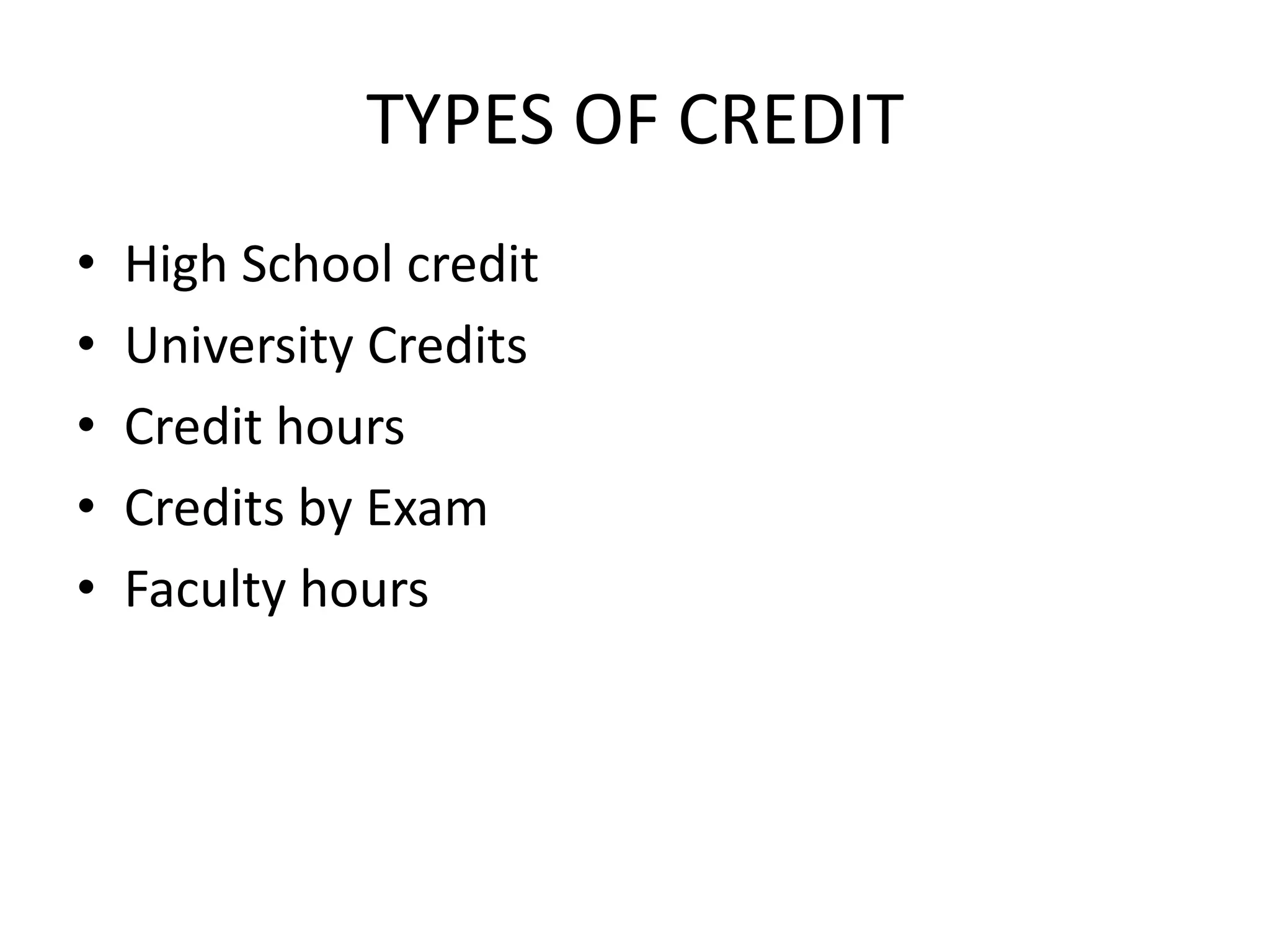 Equivalency of courses transcripts, credit system | PPTX