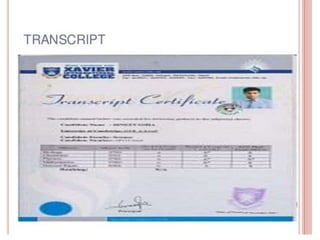 Equivalency of courses transcripts, credit system | PPTX