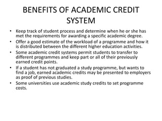 Equivalency of courses transcripts, credit system | PPTX