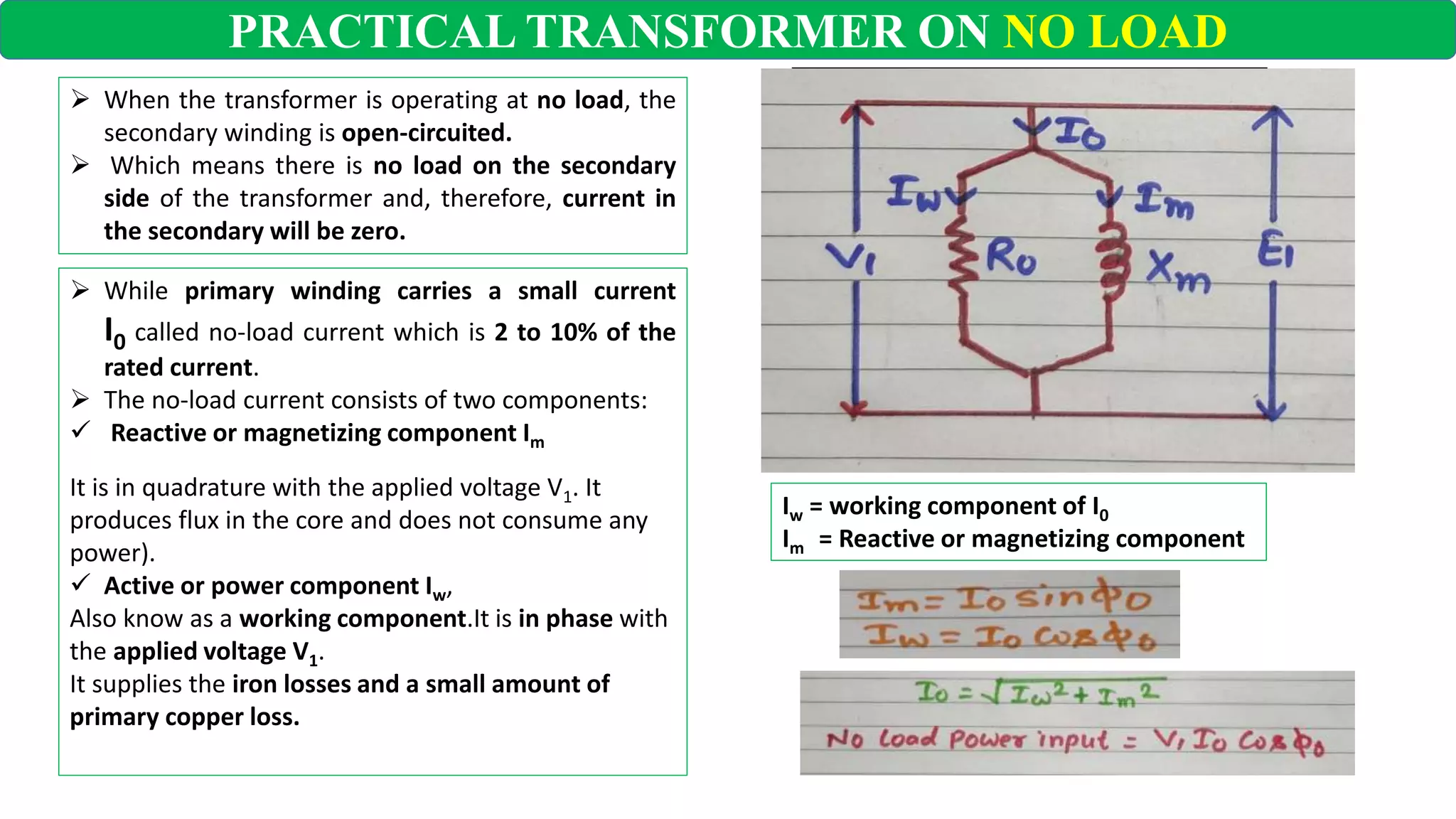 Ideal And Practical Transformer Equivalent Circuit Of Transformer Day5 Basic Electrical