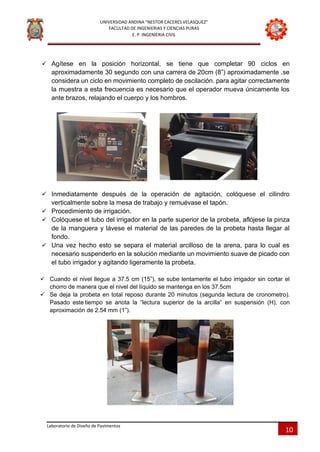 Equivalente de-arena pavimentos uancv | PDF