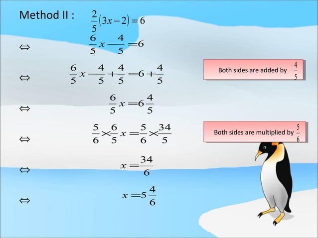Equivalent equation | PPT