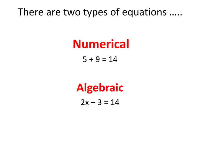 Equivalent equations | PPT