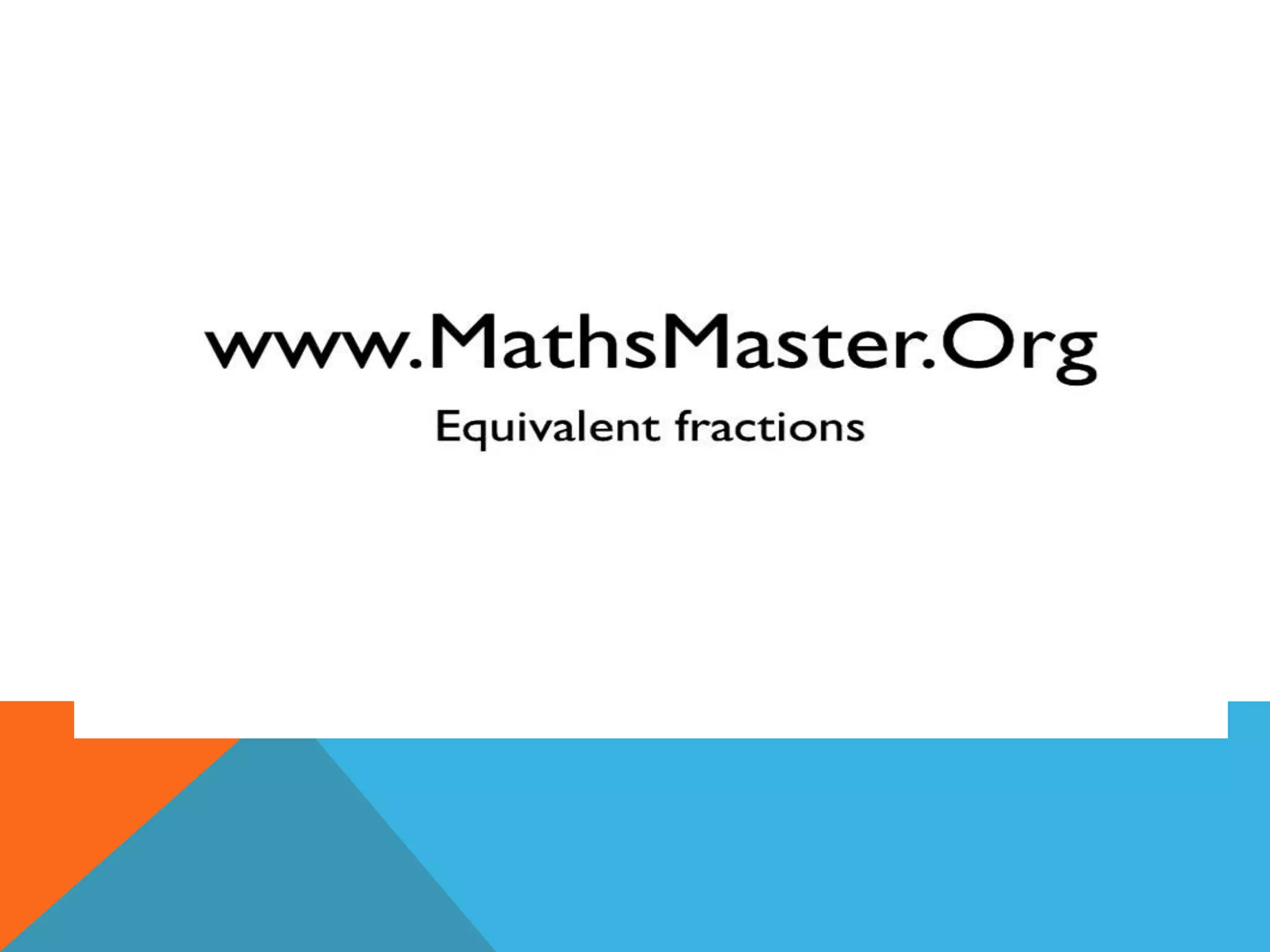 Equivalent fraction 4th grade | PPTX