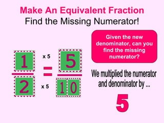 Equivalent fractions | PPT