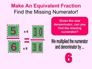 Equivalent fractions | PPT