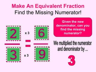 Equivalent fractions | PPT