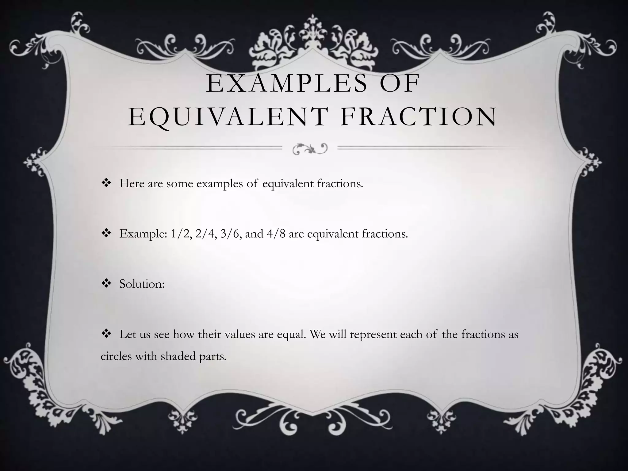 Equivalent fractions | PPTX