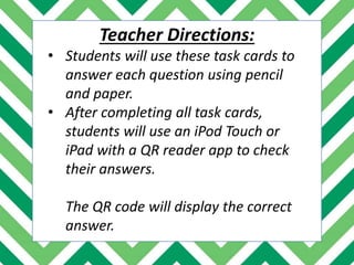 Equivalent fractions task_cards | PPTX | Technology & Computing