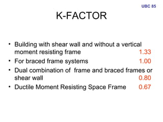 Equivalent lateral force design | PPT
