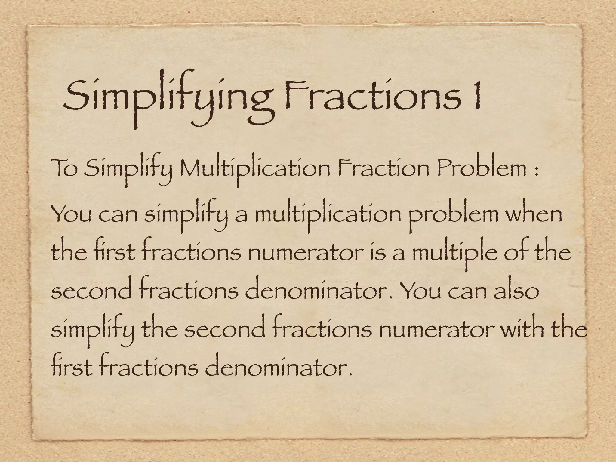 Equivalent, simplifyng and comparing fractions | KEY