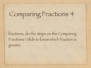 Equivalent, simplifyng and comparing fractions | KEY