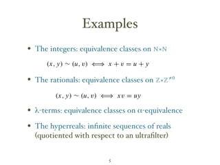 Defining Functions on Equivalence Classes | PPT