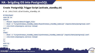 High Availability and Disaster Recovery in PostgreSQL - EQUNIX | PPT