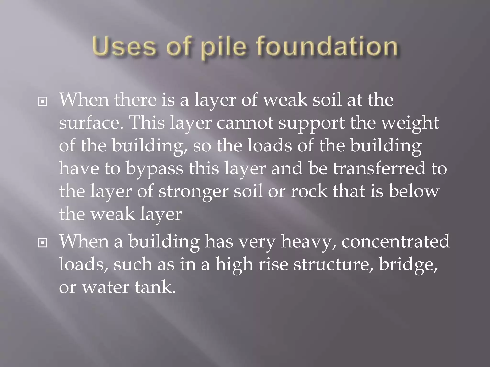 equipments used for pile and caisson foundation | PPTX