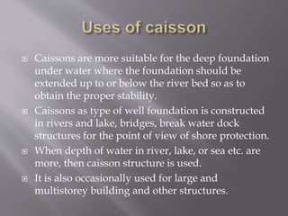 equipments used for pile and caisson foundation | PPTX