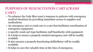 RESUSCIATION EQUIPMENTS IN INTENSISIVE CARE UNITS | PPTX