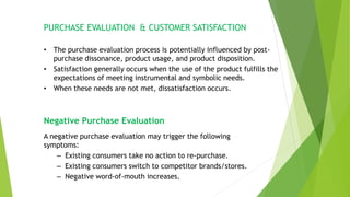 Post purchase consumer behaviour | PPTX