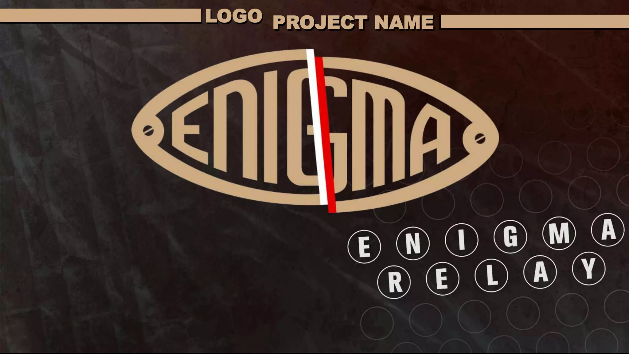 Enigma Relay - visual identity - case study | PPTX