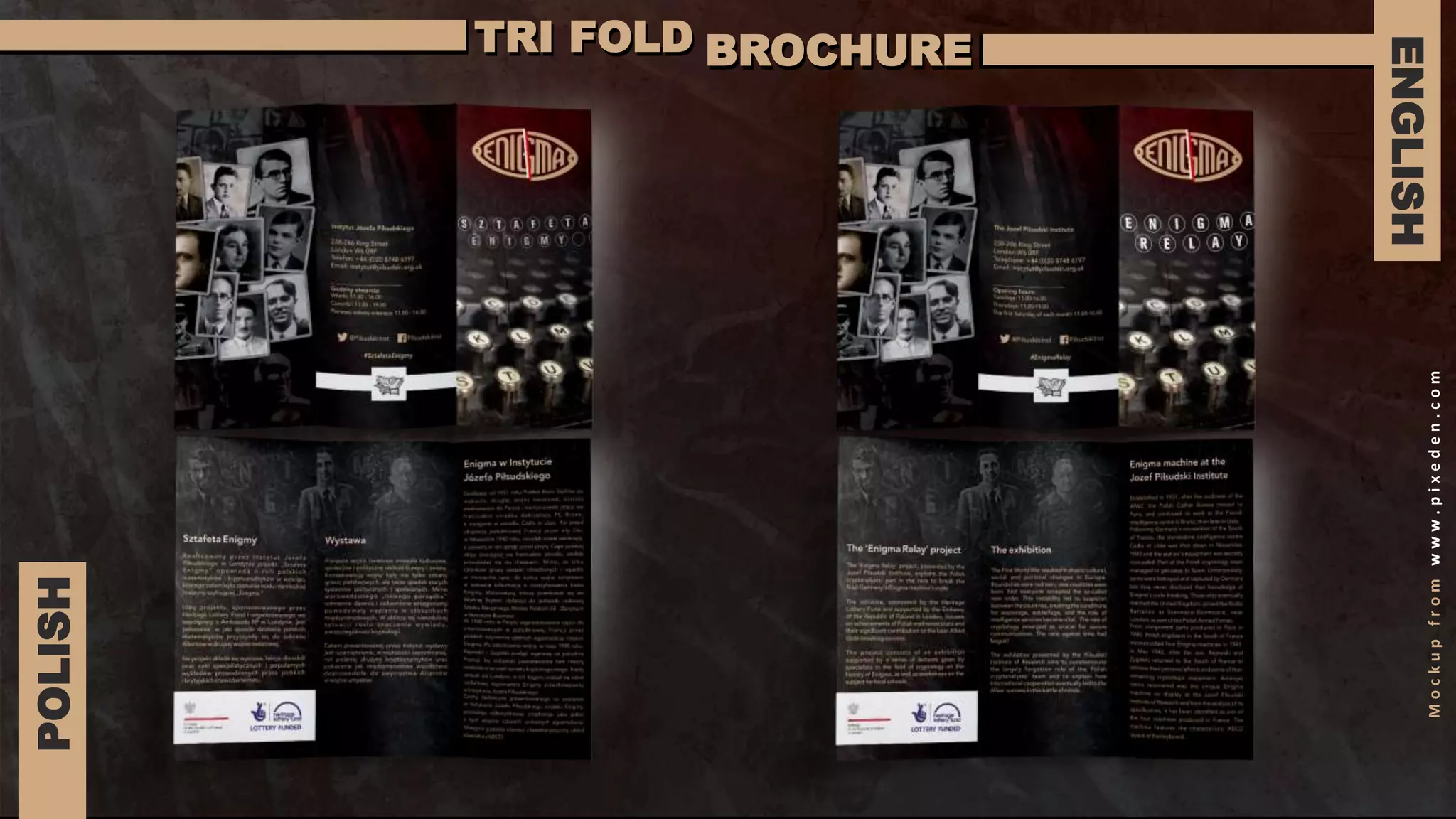 Enigma Relay - visual identity - case study | PPTX