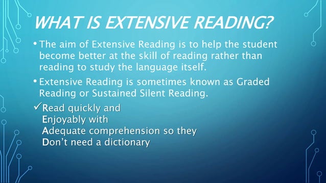 Extensive Reading | PPT
