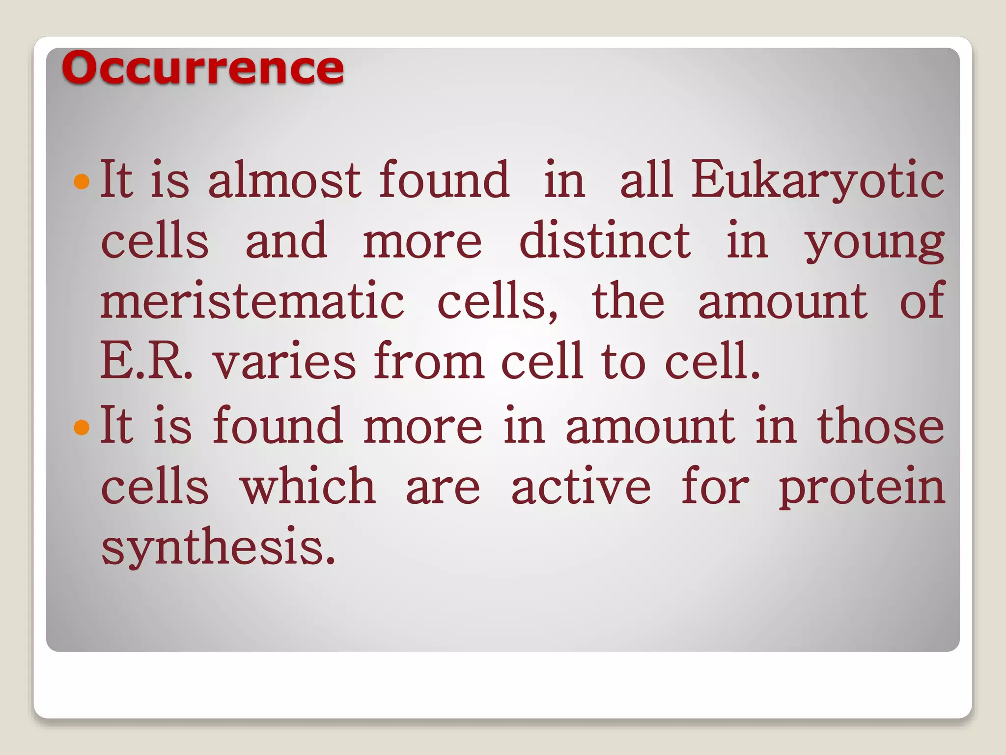 ENDOPLASMIC RETICULUM | PPT