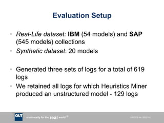 Automated Discovery of Structured Process Models: Discover Structured vs Discover and Structure ...