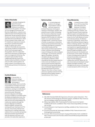 Ericsson Review: Crafting UX - designing the user experience beyond the ...