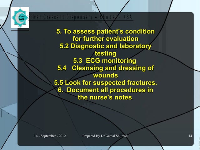 ER - Emergency department triage policy | ODP