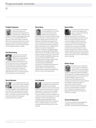 Architecture evolution for automation and network programmability | PDF