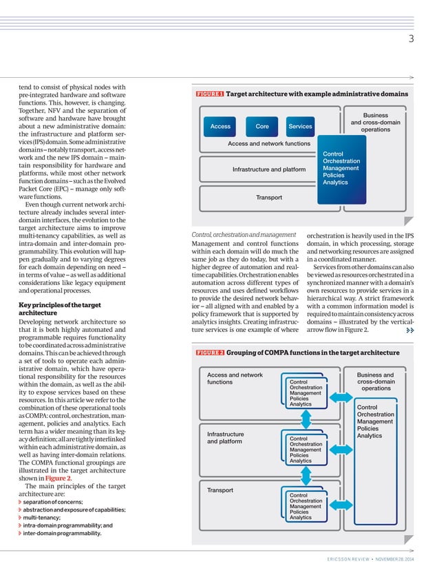 Architecture evolution for automation and network programmability | PDF