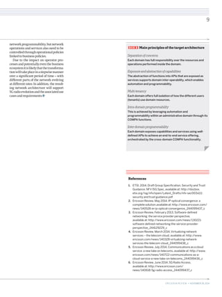 Architecture evolution for automation and network programmability | PDF