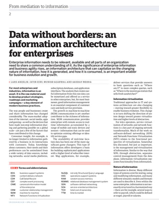 Ericsson Review: Data without borders: an information architecture for enterprises | PDF ...