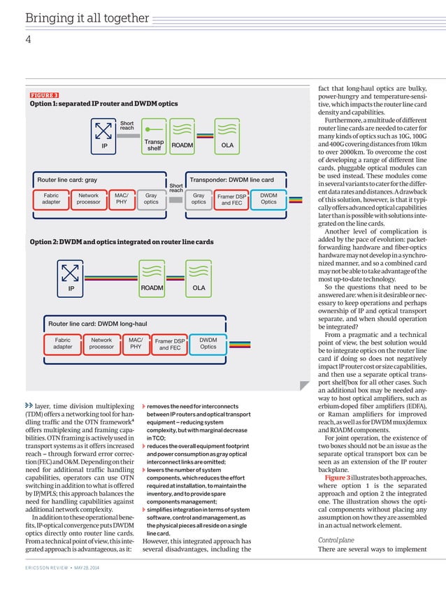 IP-optical convergence: a complete solution | PDF