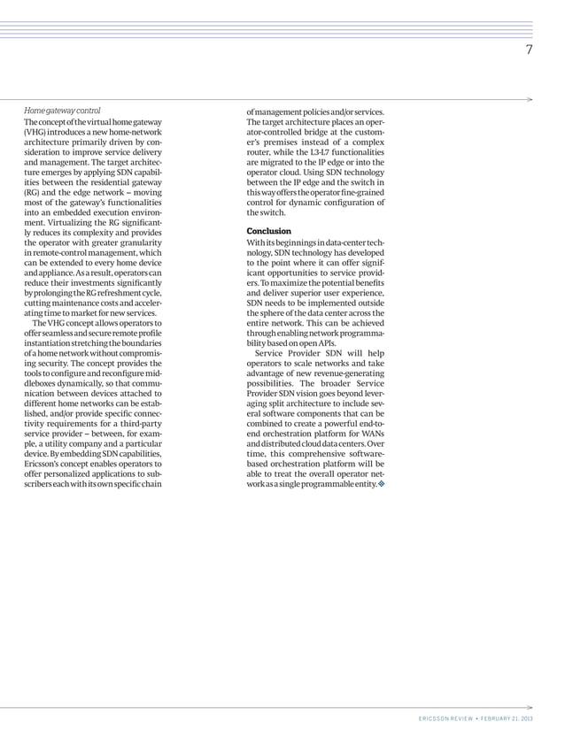 Ericsson Review: Software-Defined-Networking | PDF | Computer Networking | Computing