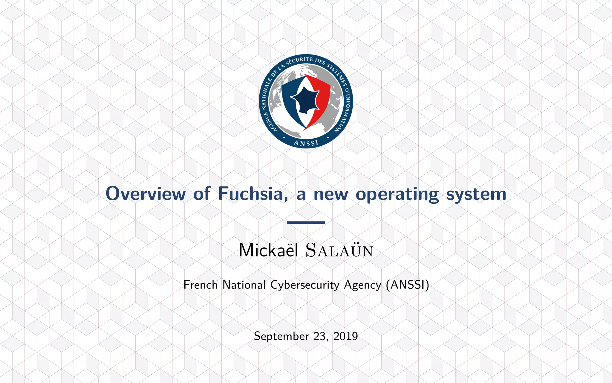 Embedded Recipes 2019 - Overview of Fuchsia, a new operating system | PDF