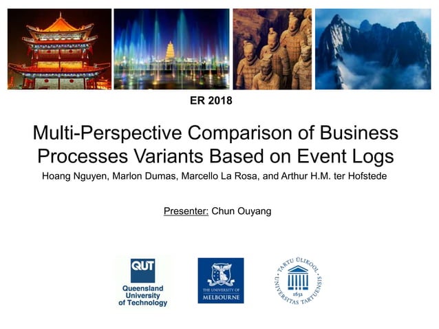 Multi-Perspective Comparison of Business Processes Variants Based on Event Logs | PPTX