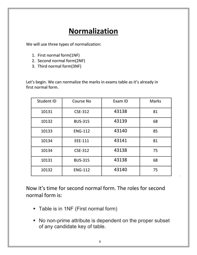 Convert ER diagram to Relational model and Normalization | PDF