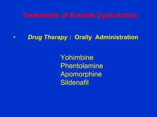 Erectile dysfunction | PPTX