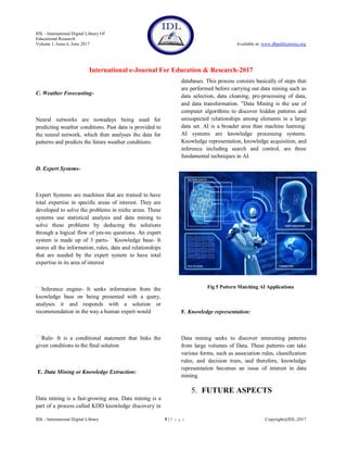 Applications of Artificial Intelligence & Associated Technologies | PDF