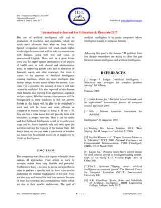 Applications of Artificial Intelligence & Associated Technologies | PDF