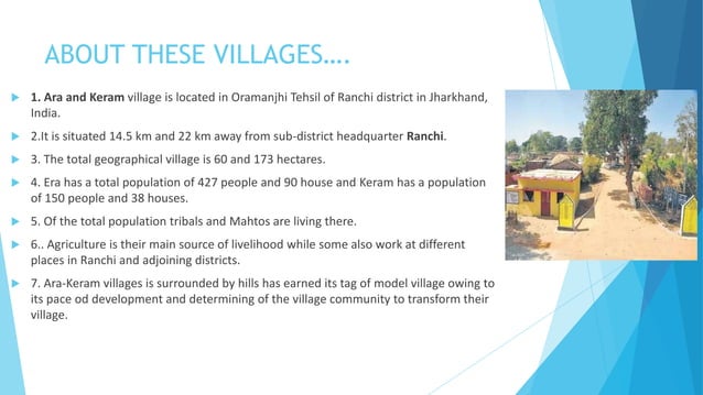 ERA-KERAM A MODEL VILLAGE.pptx | Agriculture | Industries