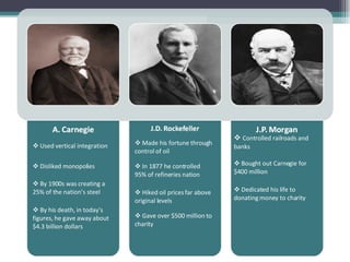 Era Of Big Business | PPT