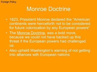 Era Of Good Feelings Overview | PPT